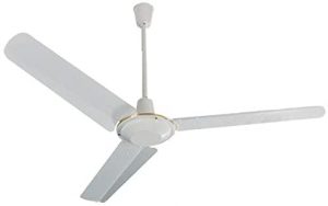 مروحة سقف تورنيدو 56 بوصة ، 3 ريشة معدن مزودة بـ 5 سرعات لون أبيض ...